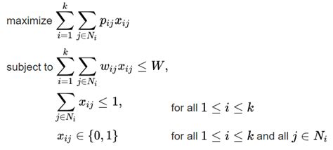 Algorithms A Special Case Of Multiple Choice Knapsack Problem Is It Np Hard Computer