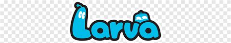 Larva Cartoon Logo A Cartoon Character Larva With A Big Smile On Its