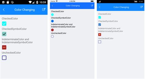 Xamarinforms Checkbox Control Telerik Ui For Xamarin
