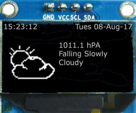esp32 esp8266 weather forecaster predictor weather esp8266 projects