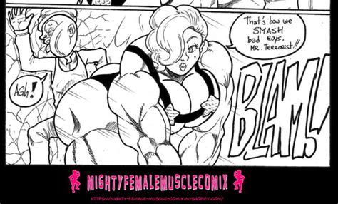 Marilyn Mon Swole In She Commando Mighty Female Muscle Comix