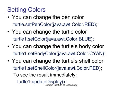 Teaching Java Using Turtles Part 3 Ppt Download
