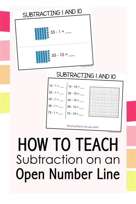 open number line subtraction how to easily teach it using 2 digit