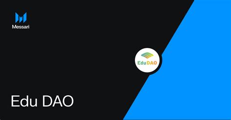 Edu Dao Governance Daos And Structure Messari