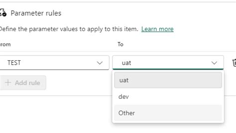 Deployment Pipeline Parameter Values Not Showing U Microsoft Fabric Community