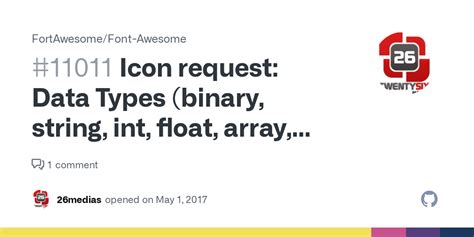 Icon Request Data Types Binary String Int Float Array Object