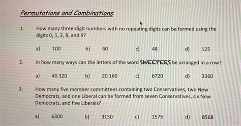 solved permutations and combinations 1 how many three digit