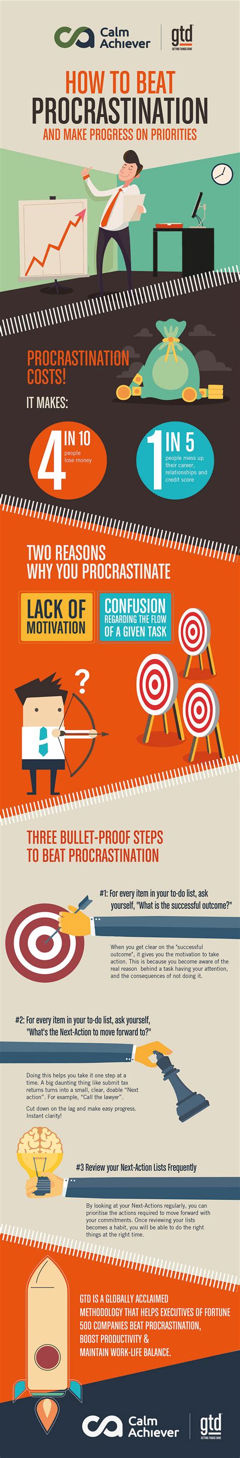 How To Beat Procrastination And Make Progress On Priorities Calm Achiever