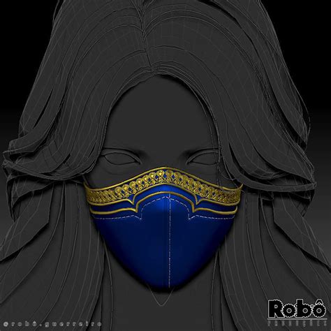 Stl File Mortal Kombat 1 Kitana Mask Crown Cosplay 2023 👑・3d Print