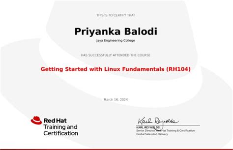 priyanka on linkedin redhatcertified linux expertiseunlocked