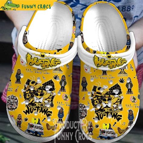 Killa Bees Wu Tang Crocs Shoes Discover Comfort And Style Clog Shoes With Funny Crocs