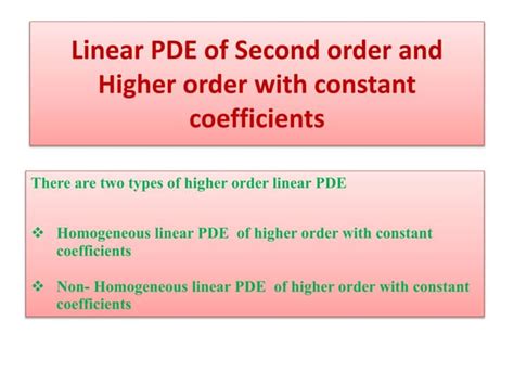 solution to second order pde pptx