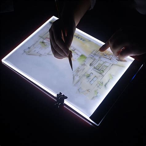 Mechzone A4 Led 아티스트 문신 아트 스텐실 보드 라이트 박스 테이블 트레이싱 드로잉 보드 패드 세일 뱅굿 한국