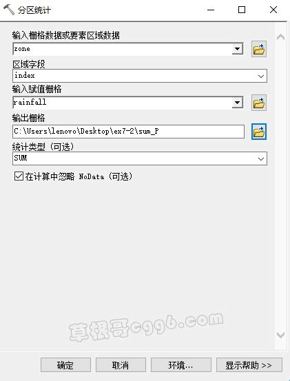 Arcgis裁剪栅格栅格分区统计三维可视性分析 草根哥