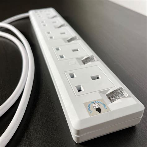 Sound Tech Electronic 5 Way Safety Extension Cord Socket 2m With Surge