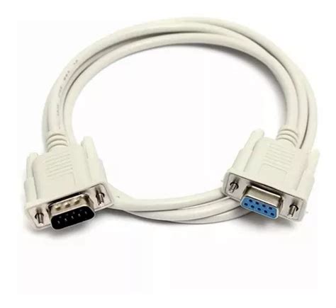 Cabo Serial 9 Pinos Macho X Fêmea Rs232 Db9 1 5 Metros Nfe R 30 Em Valinhos São Paulo