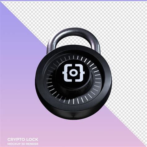 Premium Psd Crypto Lock Fantom Ftm 3d Icon