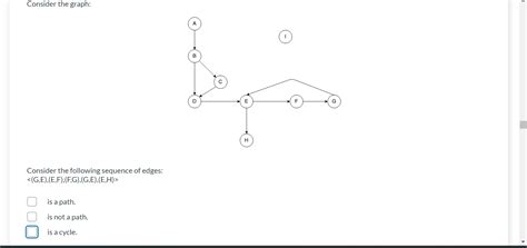 Solved Consider the graph A B с D E F G H Consider the Chegg