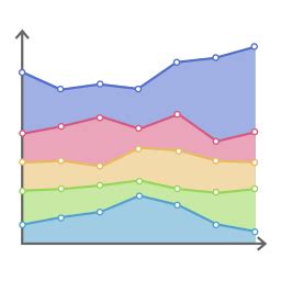 Percentage Stack Chart Vector Icons Free Download In SVG PNG Format