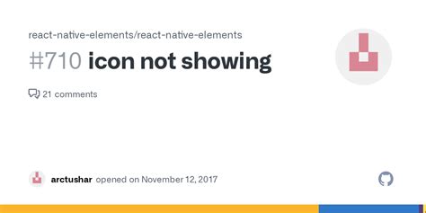 Icon Not Showing · Issue 710 · React Native Elementsreact Native