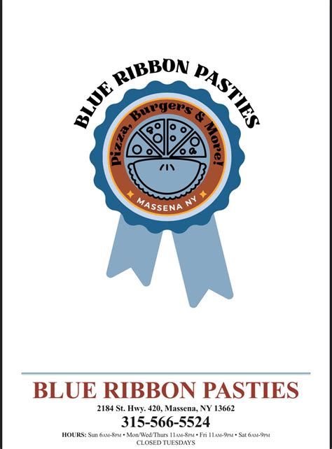 Blue Ribbon Pasties