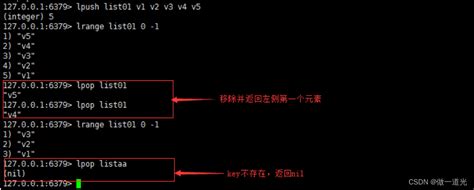 6redis列表（list）操作命令redis 列表操作 Csdn博客