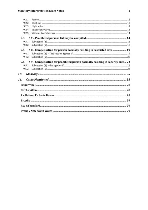 Statutory Interpretation Exam And Semester Notes Llb107 Statutory Interpretation Qut
