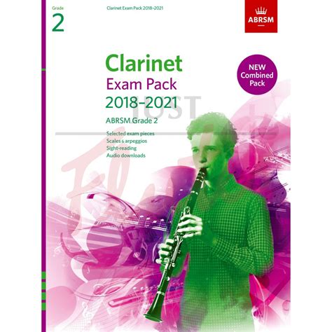 Clarinet Exam Pack 2018 2021 Grade 2 Includes Online Audio Abrsm