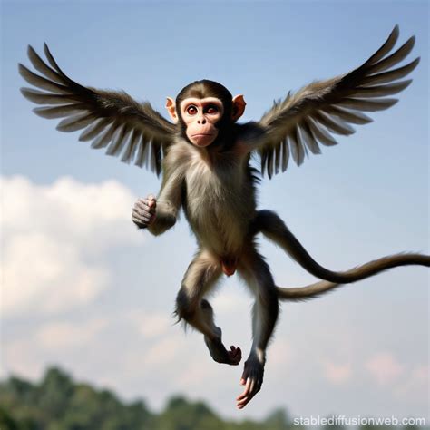 Flying Monkey Imagery | Stable Diffusion Online