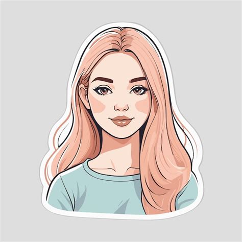 Premium Vector Cartoon Girl Character Illustration