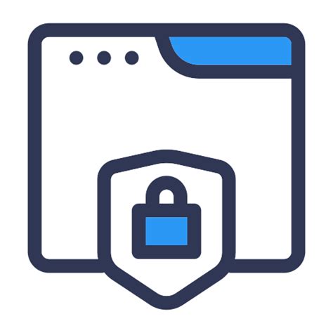 Protect Generic Blue Icon