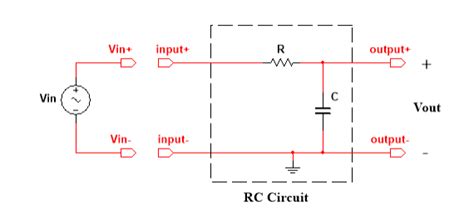 solved vin input r output vin vout vin input output rc