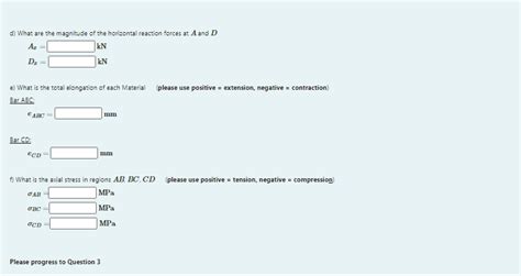 Solved Question 2 Axial Deformations 10 Marks The Figure