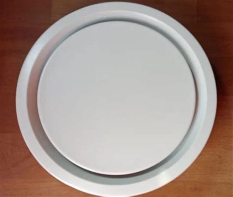 Hvac Duct Metal Plaque Round Diffuser For Industrial Shape Circular