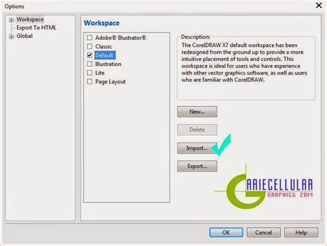 Cara Setting Tampilan Default CorelDraw X7 ARIE CELLULAR