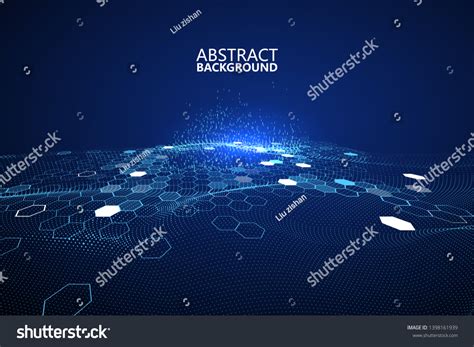 Matrix Countless Blocks Big Data Quantum Stock Vector Royalty Free 1398161939 Shutterstock