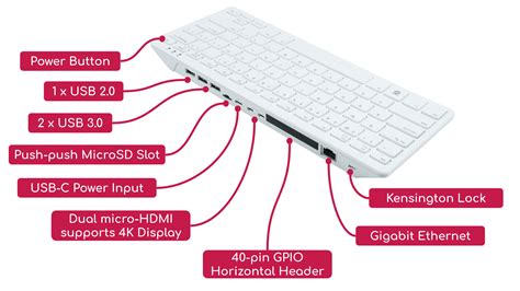 máy tính bàn phím raspberry pi 500 và bộ kit