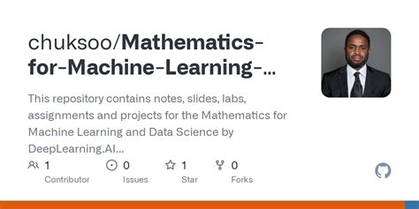 github chuksoo mathematics for machine learning and data science