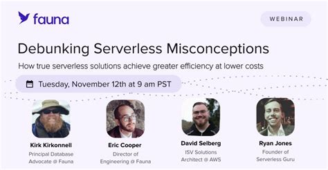 Fauna Inc On Linkedin Serverless Cloud Fauna Aws Scalability Infrastructure Innovation