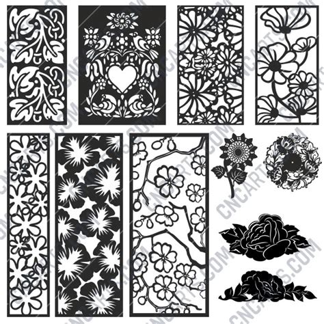 Panels Patterns Decorative For Cnc Machine Plasma Router Laser Cut