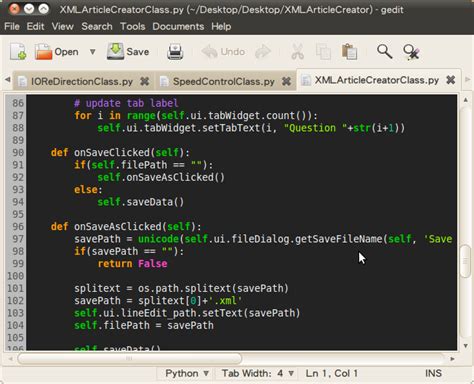 Define Knowledge Free Gedit Color Scheme