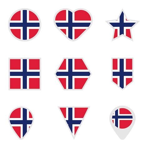 Premium Vector Pointer Collection With Shape Flag Design
