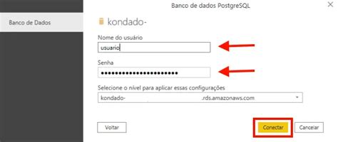 using power bi with postgresql and kondado