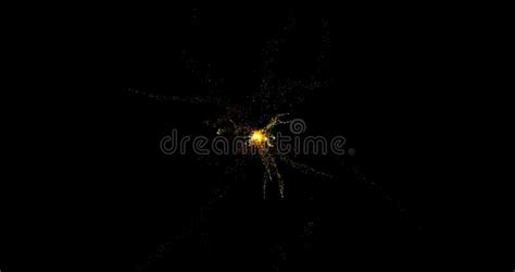 Abstract Colorful Explosion Of Fireworks On A Black Background Shiny
