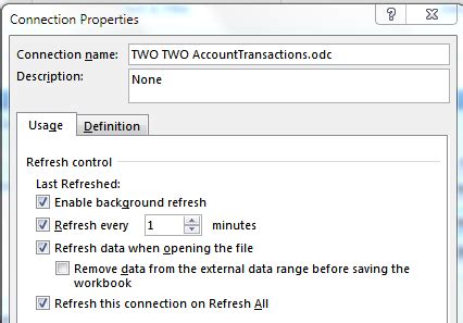 DynamicAccounting Net Weekly Dynamic Automatically Refresh Excel Reports