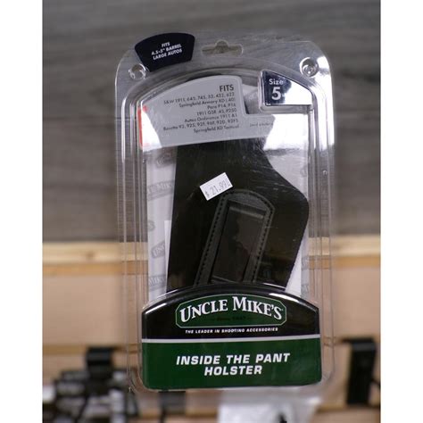 Uncle Mikes Sidekick Ambi Hip Holster Size 5 Bayou Born
