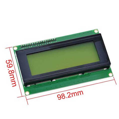 mô Đun màn hình lcd xanh lá iic i2c cho arduino 20x4 character