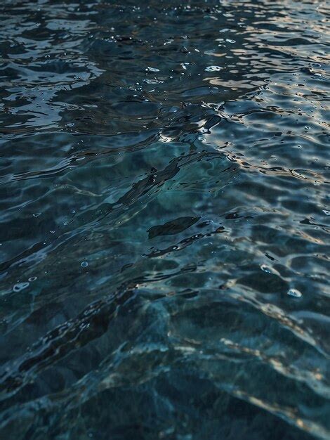 Beautiful Wallpaper Of Water Simulation Premium AI Generated Image