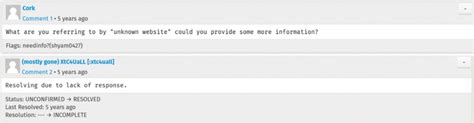 The Issue Report Firefox 886686 Was Closed Due To The Lack Of Response Download Scientific