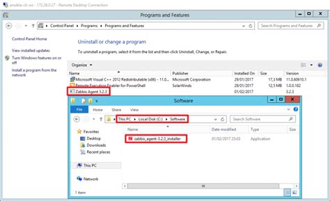 ansible y zabbix 4 instalación del agente de zabbix en windows el